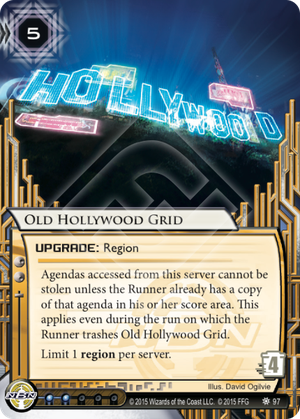 Old Hollywood Grid clarification : r/Netrunner