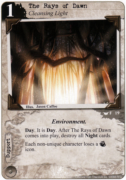 50 Cards Vs 60 Cards. - CoC LCG General Discussion - Card Game DB