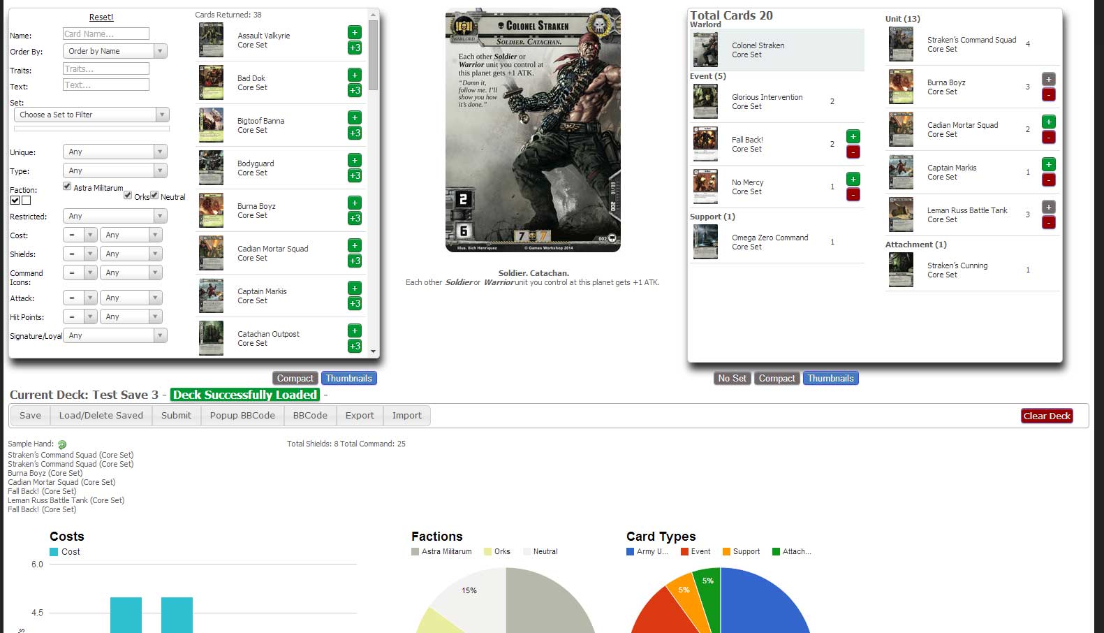 Any requests for the deckbuilder? - Warhammer 40,000: Conquest General ...